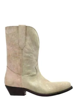 GOLDEN GOOSE Wish Star Boots - Neutrals