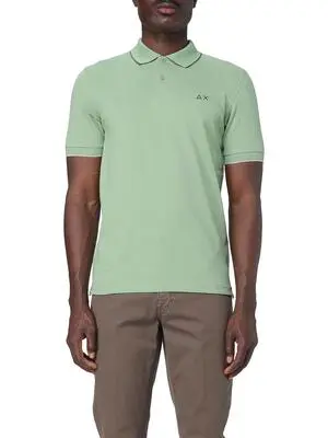 SUN 68 Polo Shirt Men Grass Green
