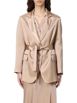 SEMICOUTURE Belted Jacket Beige
