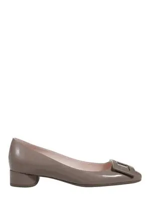 ROGER VIVIER Buckled Ballet Flats - Brown