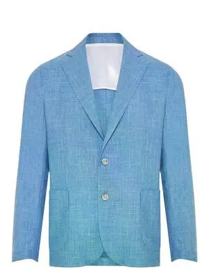 BARBA NAPOLI Single-breasted Blazer - Blue