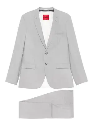 Hugo Single-breasted Suit - Grey