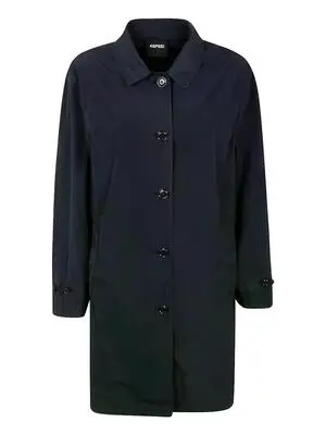 Aspesi Single-breasted Coat - Blue