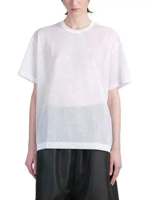 Comme Des Garçons Mesh T-shirt - White