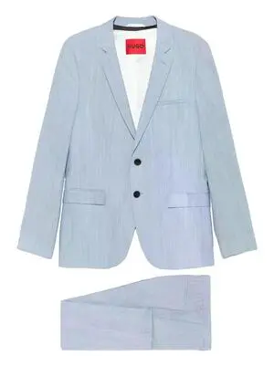 Hugo Single-breasted Suit - Blue