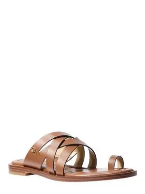 Michael Kors Nora Toe Ring Sandals - Luggage