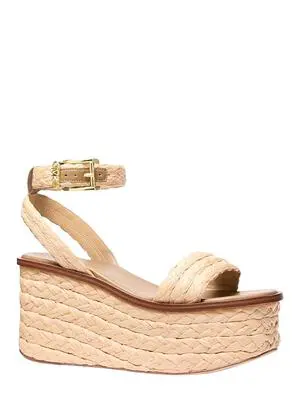 Michael Kors Sandra Platform Sandals Natural