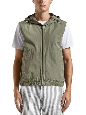 Peserico Hooded Double Slider Vest - Mediterran