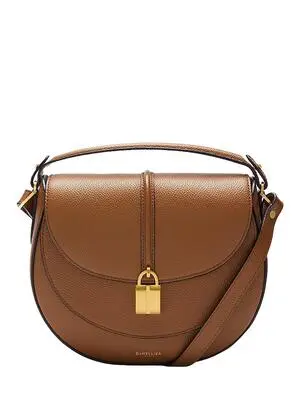 DEMELLIER Siena Small Leather Saddle Bag - Tan