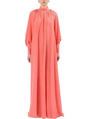 Careste Magnolia Gathered Maxi Dress - Flame