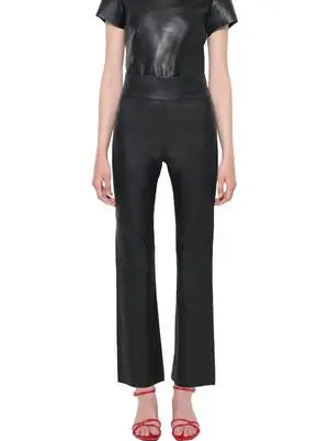 AS By DF Recycled Leather Tee Black