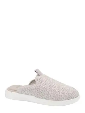 LUSSO CLOUD Pelli Waffle Knit Slipper - Perfect Grey / Marshmallow