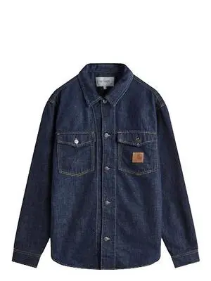 Carhartt Wip Lincoln Denim Shirt Jacket - Blue Rinsed
