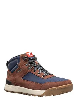 FORSAKE Fifteen Mid Hiking Shoe - Navy/ Brown