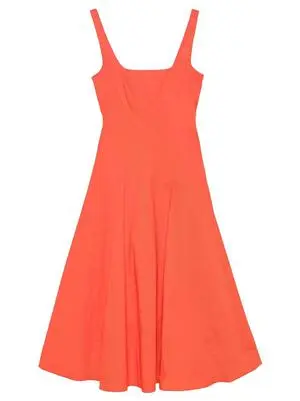 Staud Wells Dress - Orange