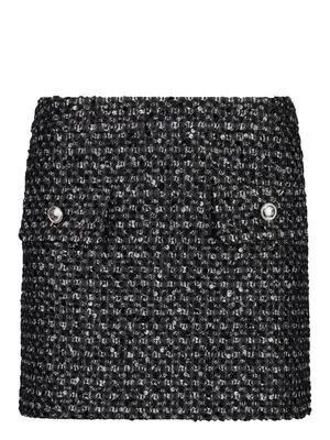 Liu Jo Straight Hem Mini Skirt - Black