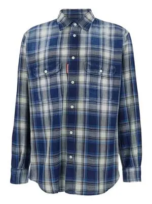 DSQUARED2 DSQUARED2 Cotton Checked Shirt