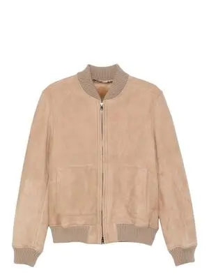 RIFUGIO Leather Outerwear - Beige