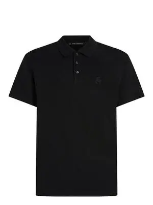 Karl Lagerfeld Kameo Polo Shirt - Black