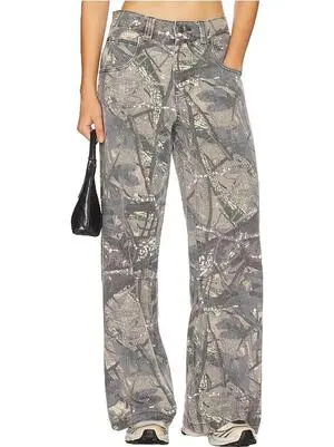 JADED LONDON Colossus Jeans - Woodland Camo