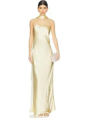 Misha Collection Lilia Gown - Soft Yellow