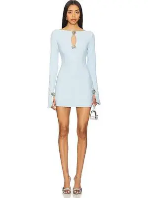 ATOIR Atoir Long Sleeve Mini Dress With Rosette Embellishments