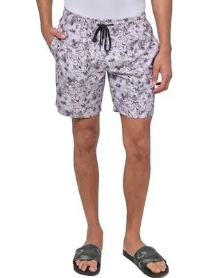 BROOKLYN BRIGADE Slim Fit Floral Swim Trunks - Multi