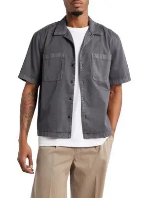 Bp. Short Sleeve Mechanic Shirt - Black Faded