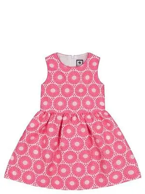 Busy Bees Sally Soiree Dress - Fucshia Brocade