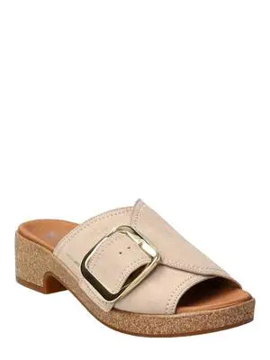 Mephisto Foline Slide Sandal - Light Sand