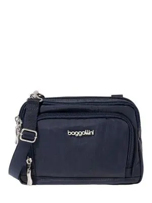 BAGGALLINI Trifecta Rfid Wallet Crossbody Bag - French Navy