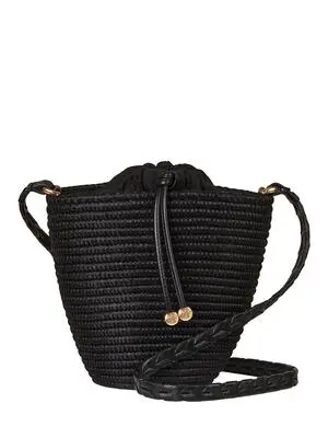 CESTA COLLECTIVE Cesta Collective Mini Fan Whipstitch Crossbody Basket Bag