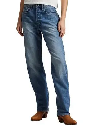 Polo Ralph Lauren High-waist Straight Leg Jeans - Lebec Wash