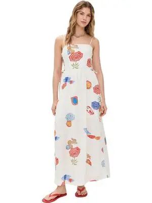 DRESS TO Maxi Dress - Sun Print