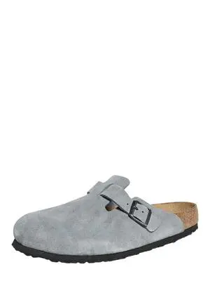 BIRKENSTOCK Boston Soft Footbed Clogs - Basalt Grey
