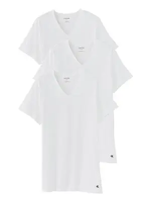 Calvin Klein Cotton Classic 3-pack V Neck T-shirt - White