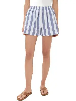 LE BOP Cecillia Board Boxer Shorts - Nautical Stripe