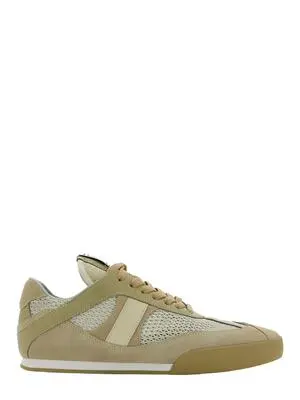 CHLOÉ Kick Leather-Mesh Sneakers