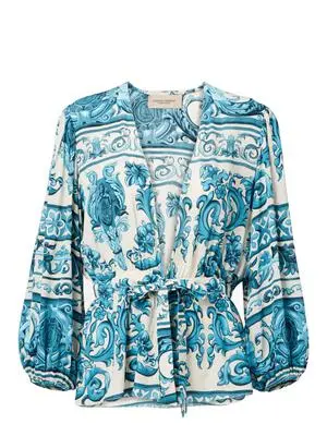 ADRIANA DEGREAS Adriana Degreas Printed Blouse
