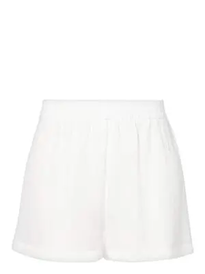 Jade Swim Sheer High-rise Shorts - White