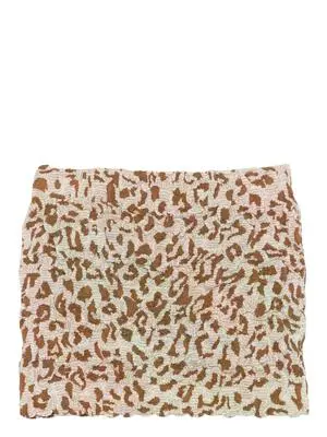 Nanushka Column Mini Skirt - Neutrals