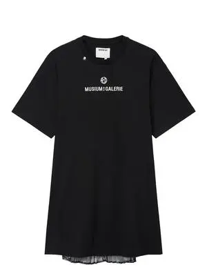 MUSIUM DIV. Cotton T-shirt - Black