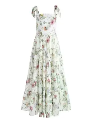 Alice + Olivia Monnie Maxi Dress - White