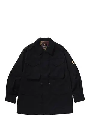A BATHING APE Military Shirt Jacket - Black