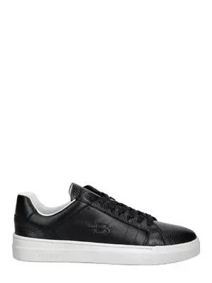 BALDININI Logo-embroidered Sneakers - Black