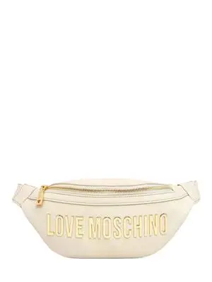 Moschino Logo-lettering Belt Bag - White