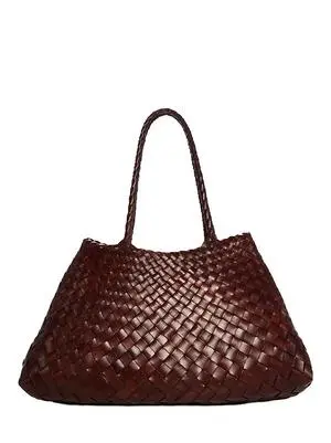 Dragon Diffusion Santa Croce Big Leather Bag Bruciato