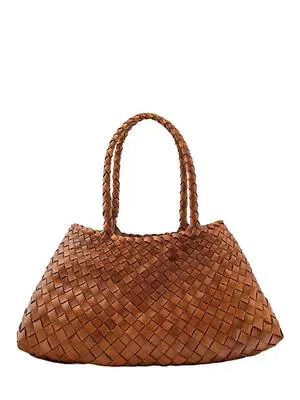 Dragon Diffusion Santa Croce Big Leather Bag Tan