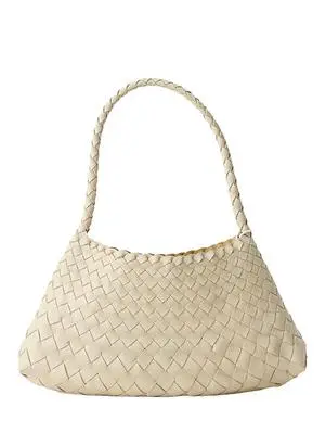 Dragon Diffusion Rosanna Leather Shoulder Bag Pearl