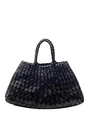 Dragon Diffusion Santa Croce Small Leather Bag Black